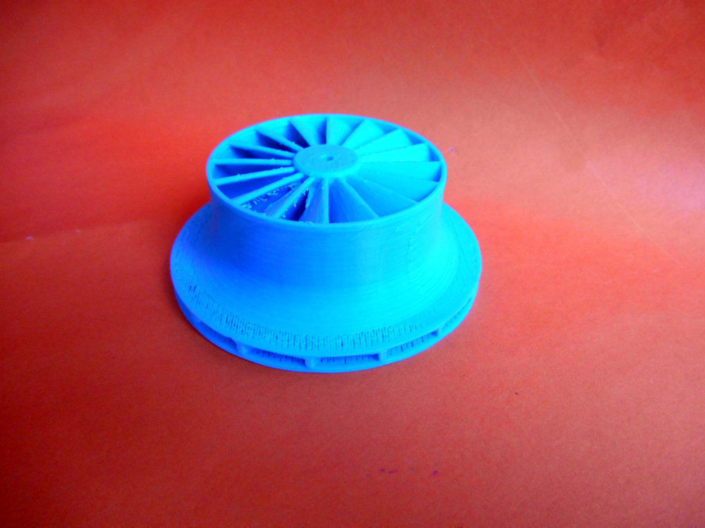 Impeller for centrifugal compressor free 3D model 3D printable | CGTrader