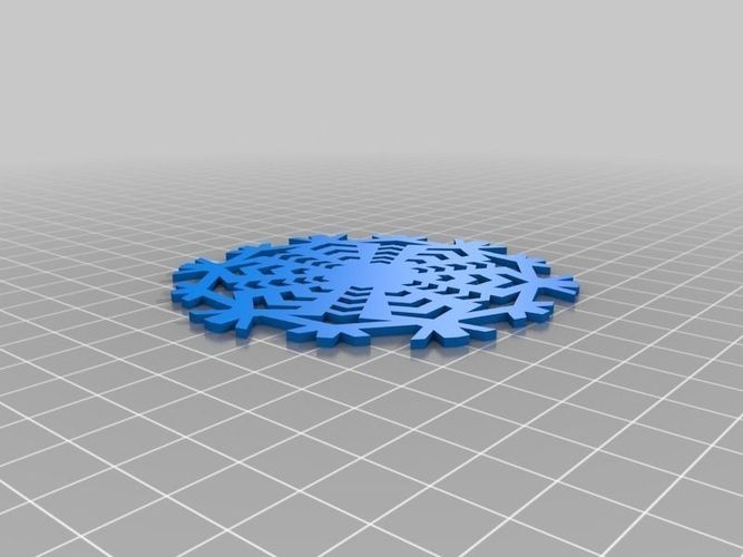Snowflakes free 3D Model 3D printable STL | CGTrader.com