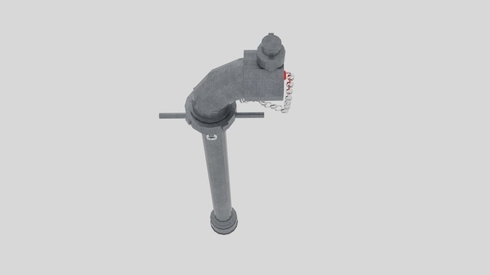 3D model Single Stand Pipe VR / AR / low-poly | CGTrader