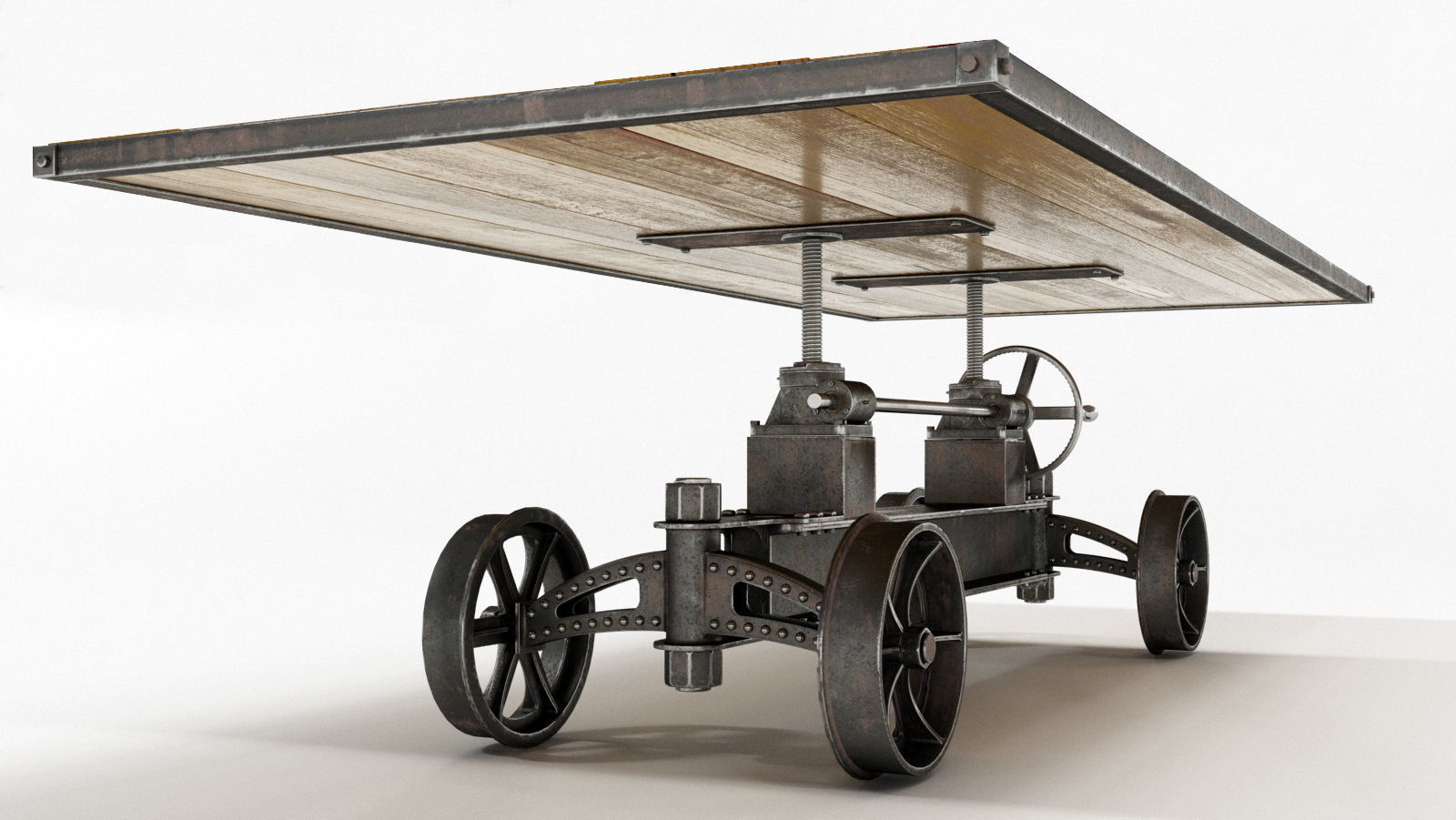 Train Crank Table 3D model | CGTrader