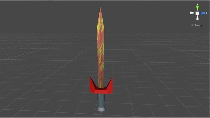 Fire Dagger free VR / AR / low-poly 3D model | CGTrader