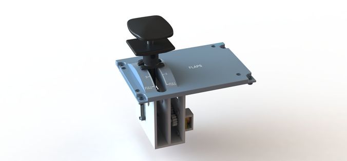 System Flap A320 3D model 3D printable | CGTrader