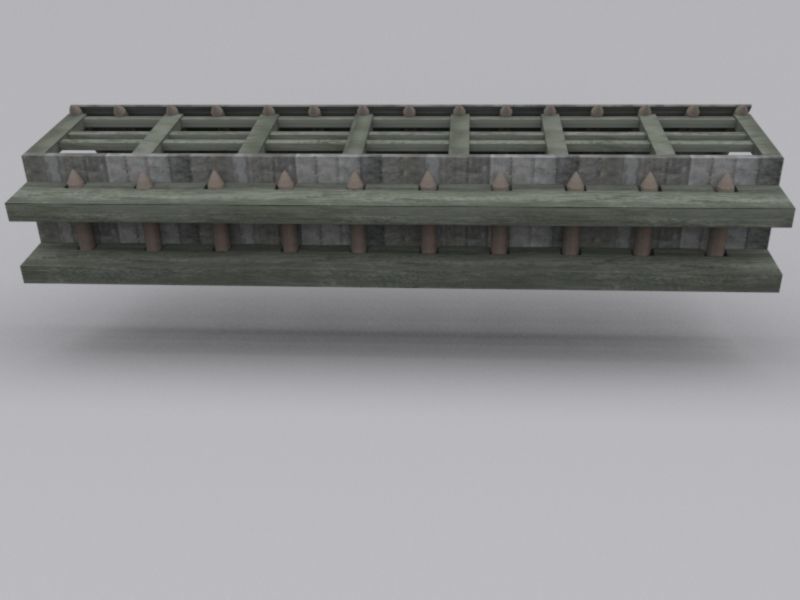 Medieval Footbridge free 3D model | CGTrader