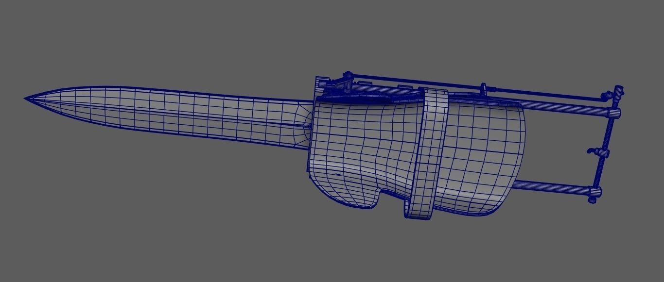 SAW Gauntlet Weapon 3D model | CGTrader