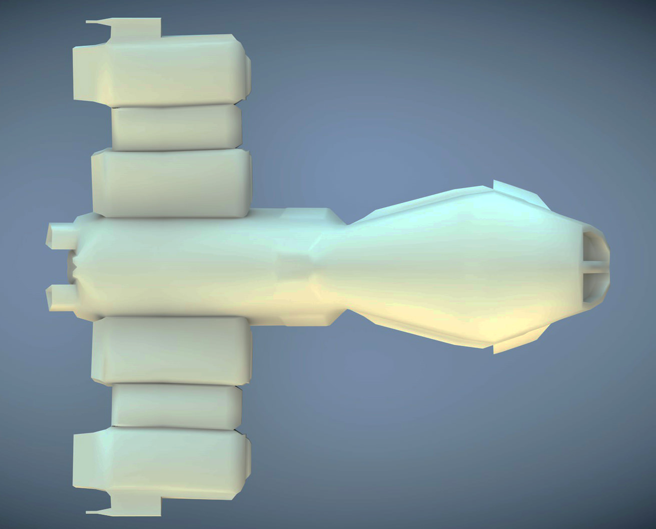 Mini Spaceship free 3D model | CGTrader