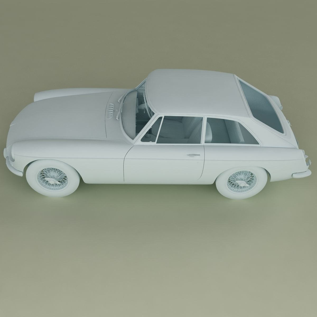 MG MGB GT 3D model | CGTrader