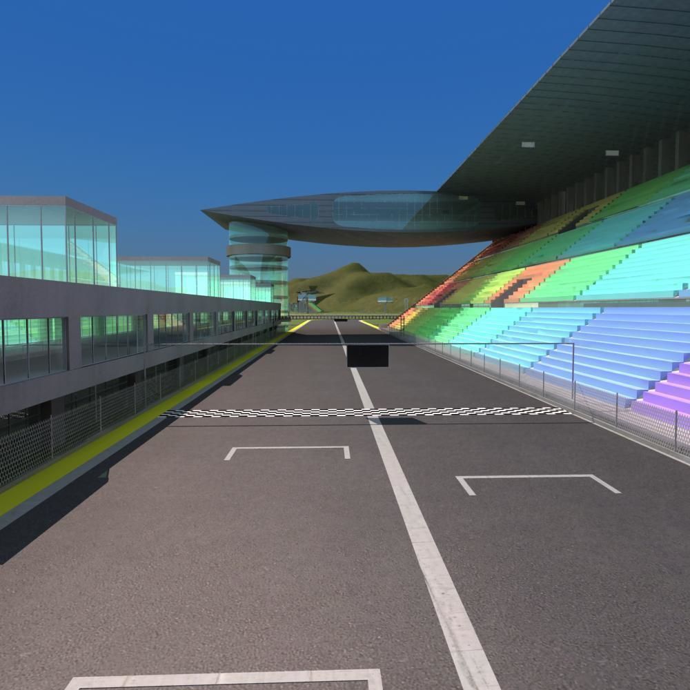 F1 Race Track 3D model | CGTrader