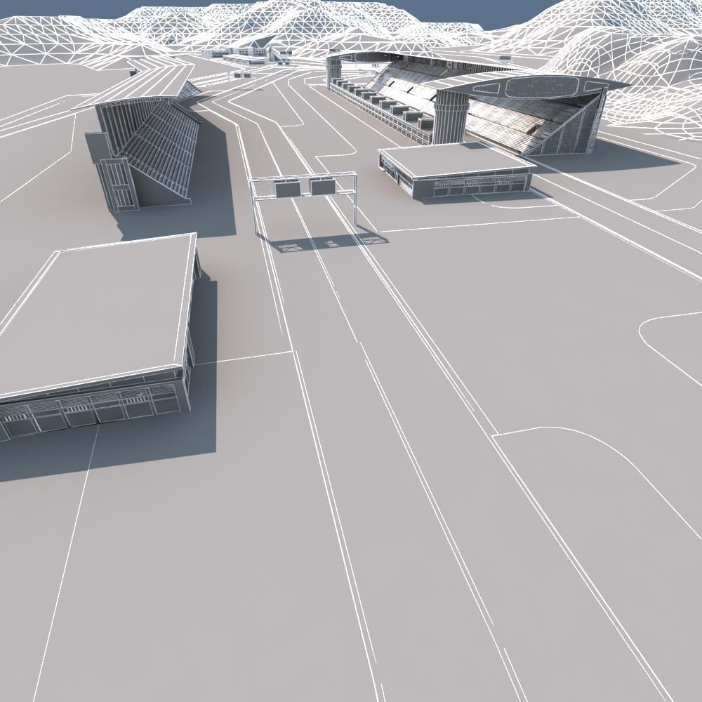 F1 Race Track 3D model | CGTrader