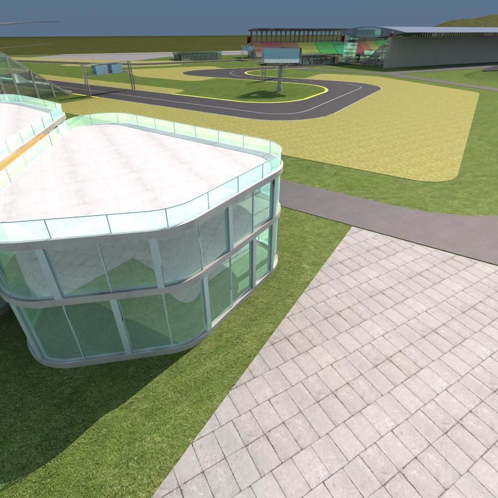 F1 Race Track 3D model | CGTrader