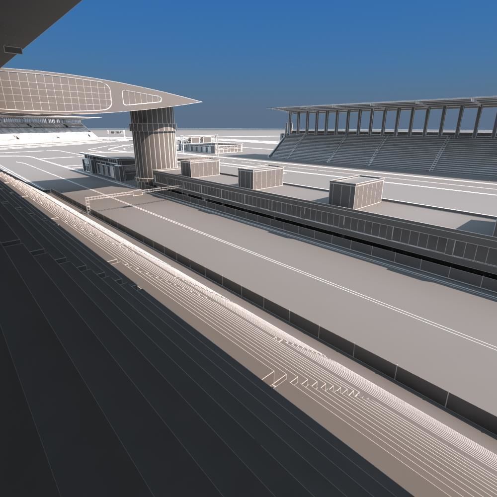F1 Race Track 3D model | CGTrader
