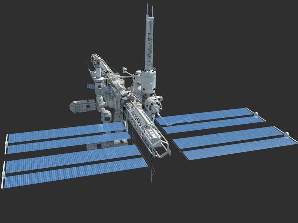 Space station 3D model | CGTrader