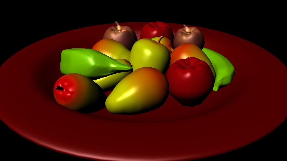 Fruits 3d models apple mango banana s maya... 3D Model MA MB | CGTrader.com