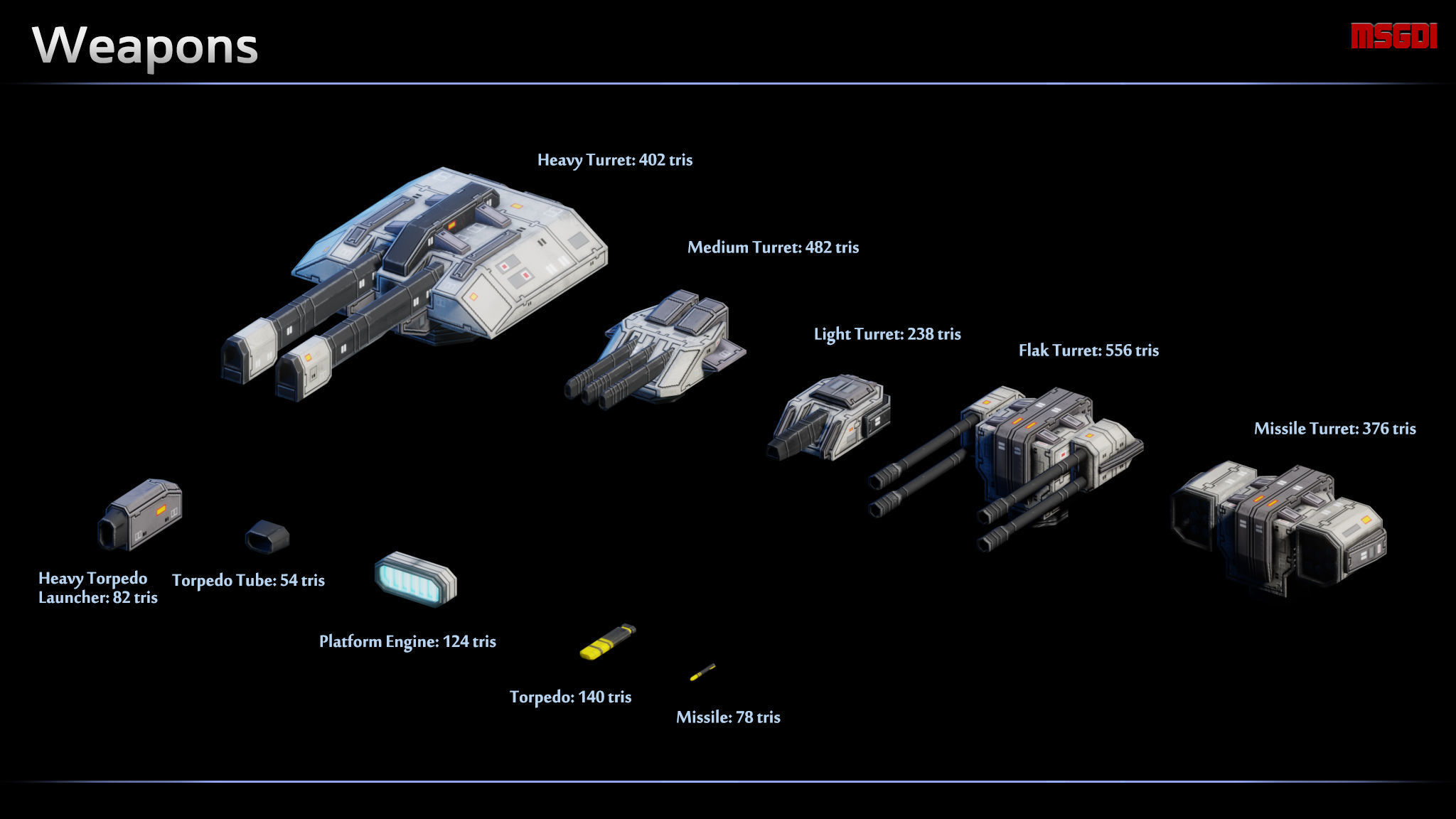 3D model Space Weapon Platforms VR / AR / low-poly | CGTrader