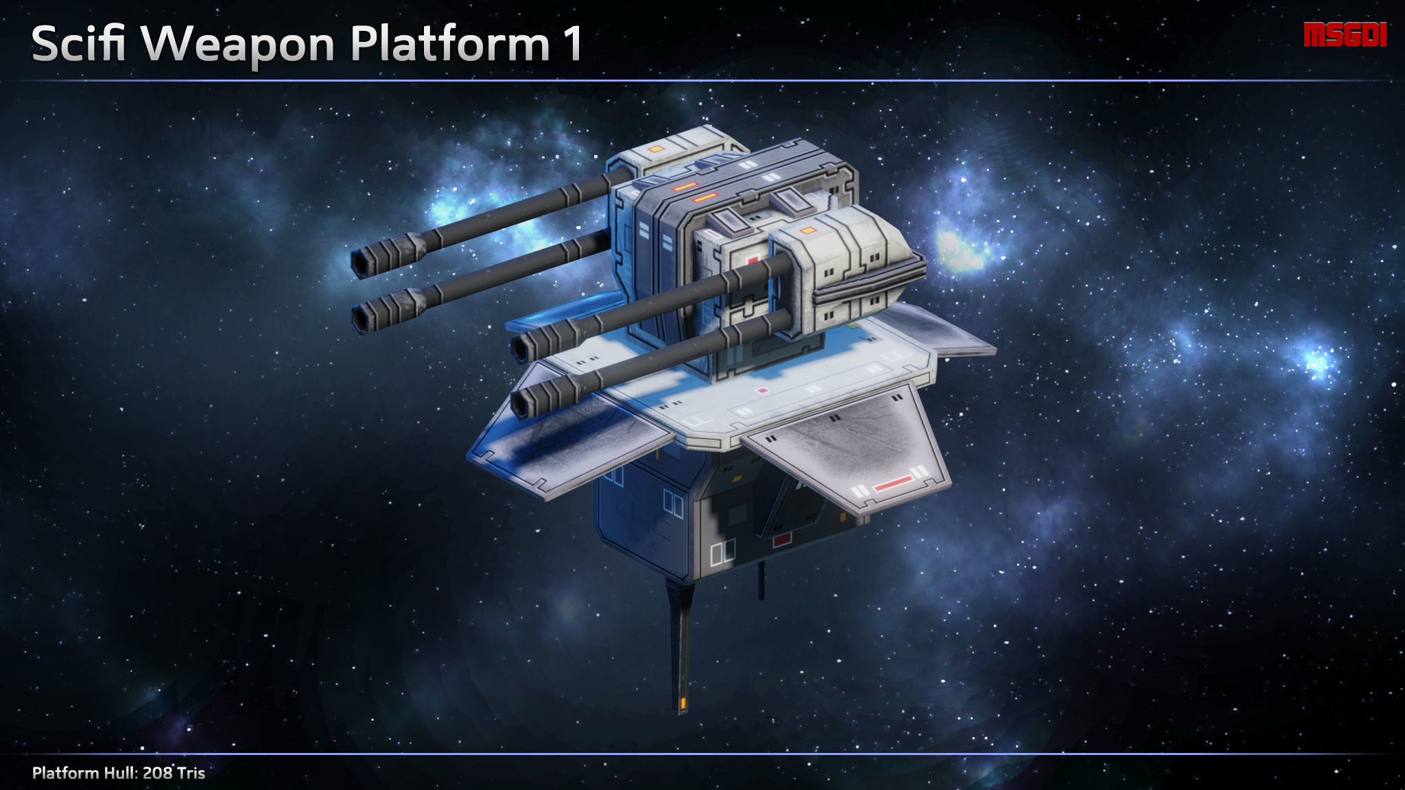 3D model Space Weapon Platforms VR / AR / low-poly | CGTrader