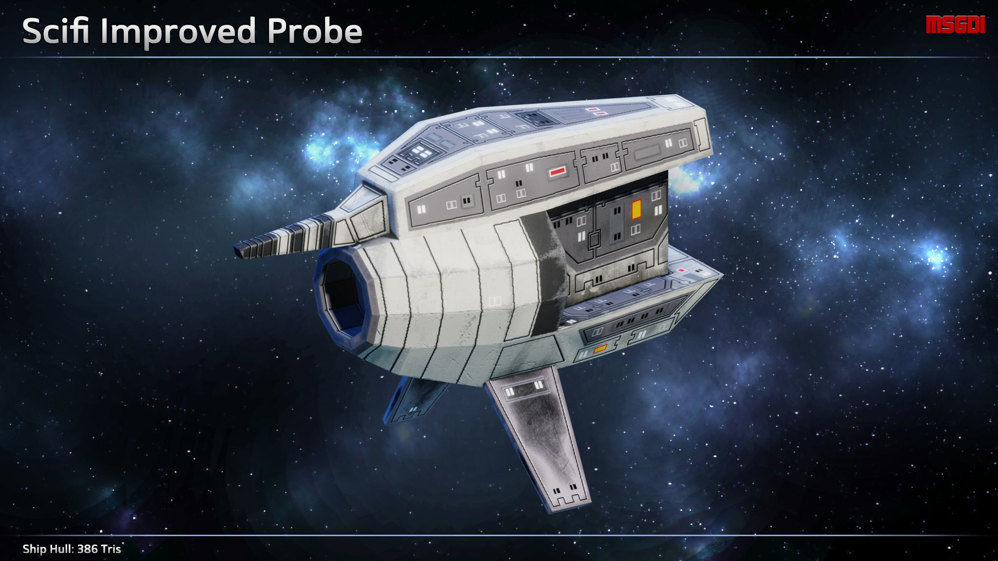 3D model Spaceship Probes VR / AR / low-poly | CGTrader