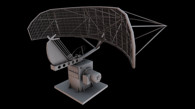 3D model Radar VR / AR / low-poly MAX FBX TGA | CGTrader.com