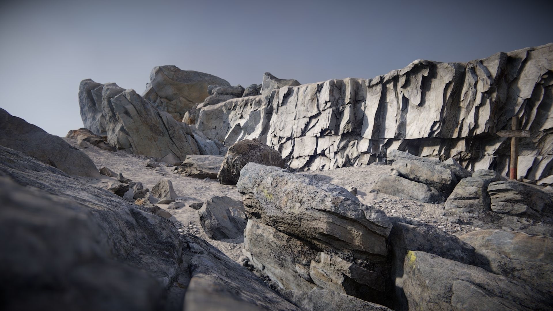 3D model Arid Environment Rocks VR / AR / low-poly | CGTrader