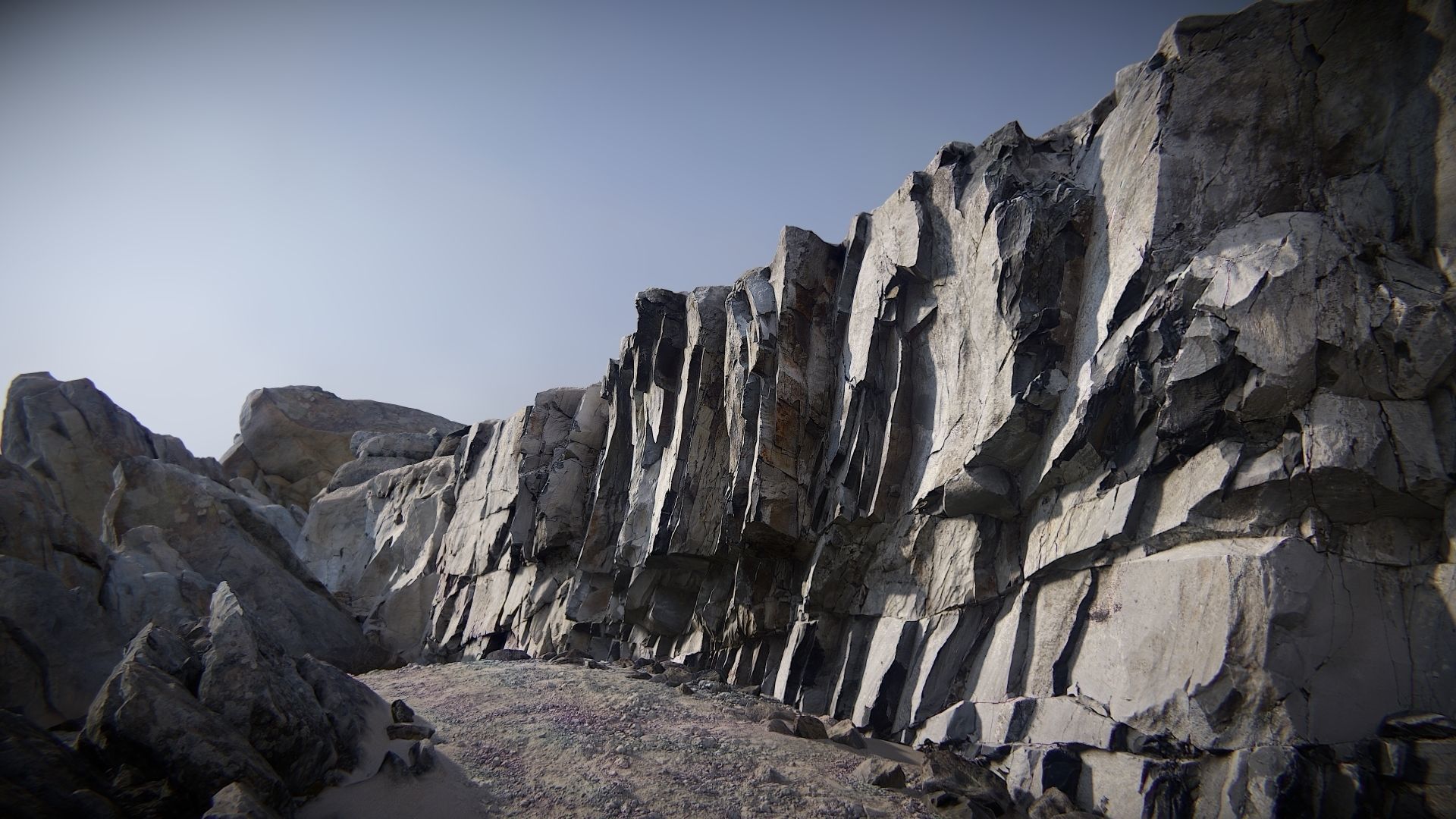 3D model Arid Environment Rocks VR / AR / low-poly | CGTrader