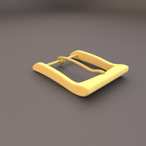 Brass Belt Buckle 3D model | CGTrader