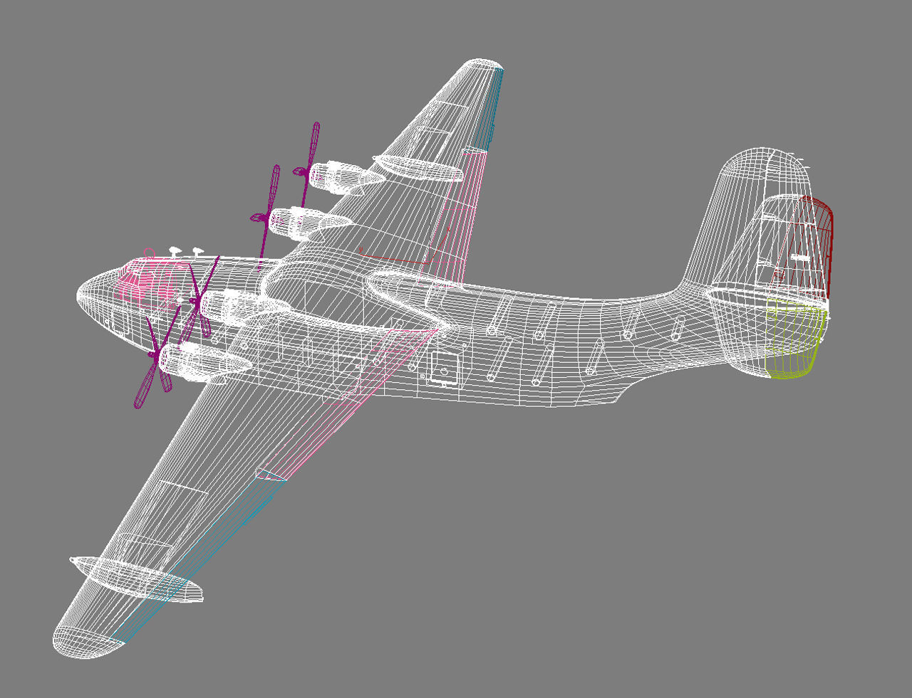 Martin JRM Mars 3D model | CGTrader