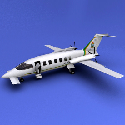 Avanti P180 3D model | CGTrader