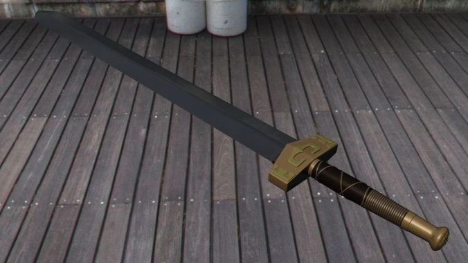 Meteor Sword free 3D model | CGTrader