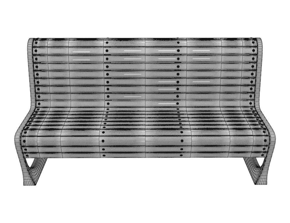 Street Chair 2 3D model | CGTrader