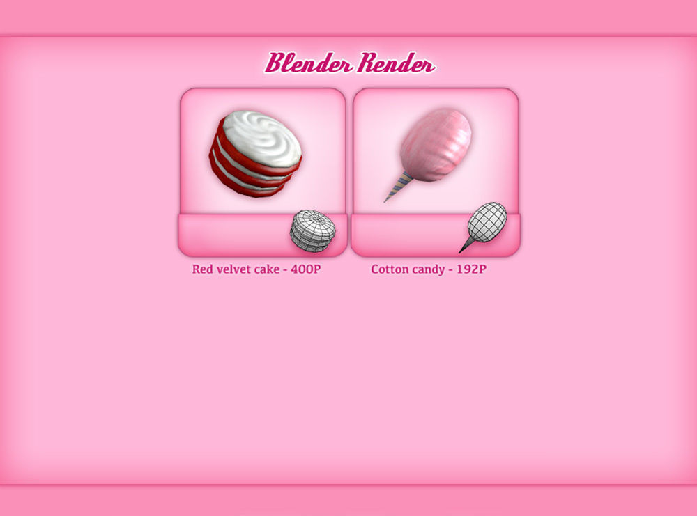 3D model Dessert Heaven Pack VR / AR / low-poly | CGTrader