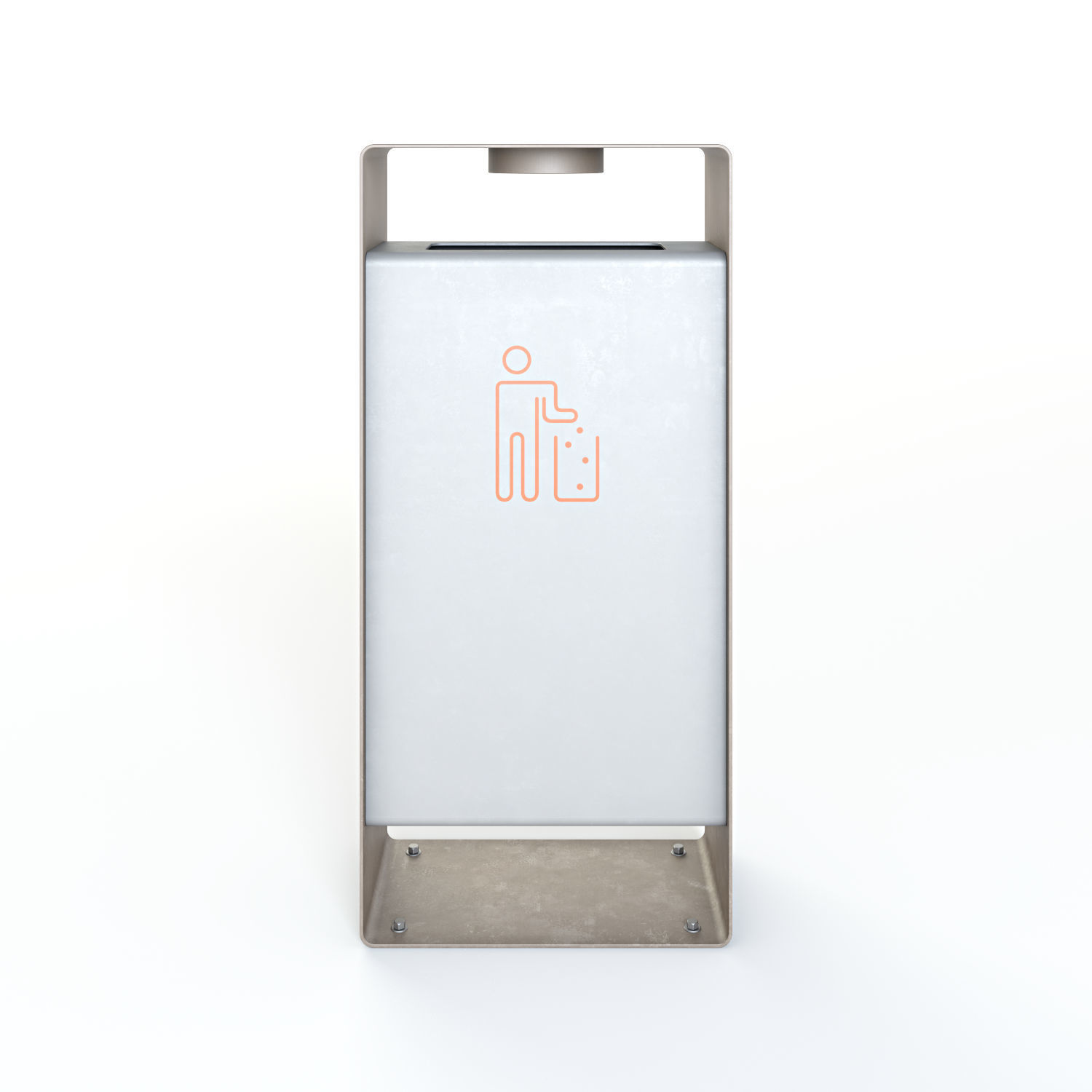 WAX Mmcite Radium Litter bin Set 01 3D model | CGTrader
