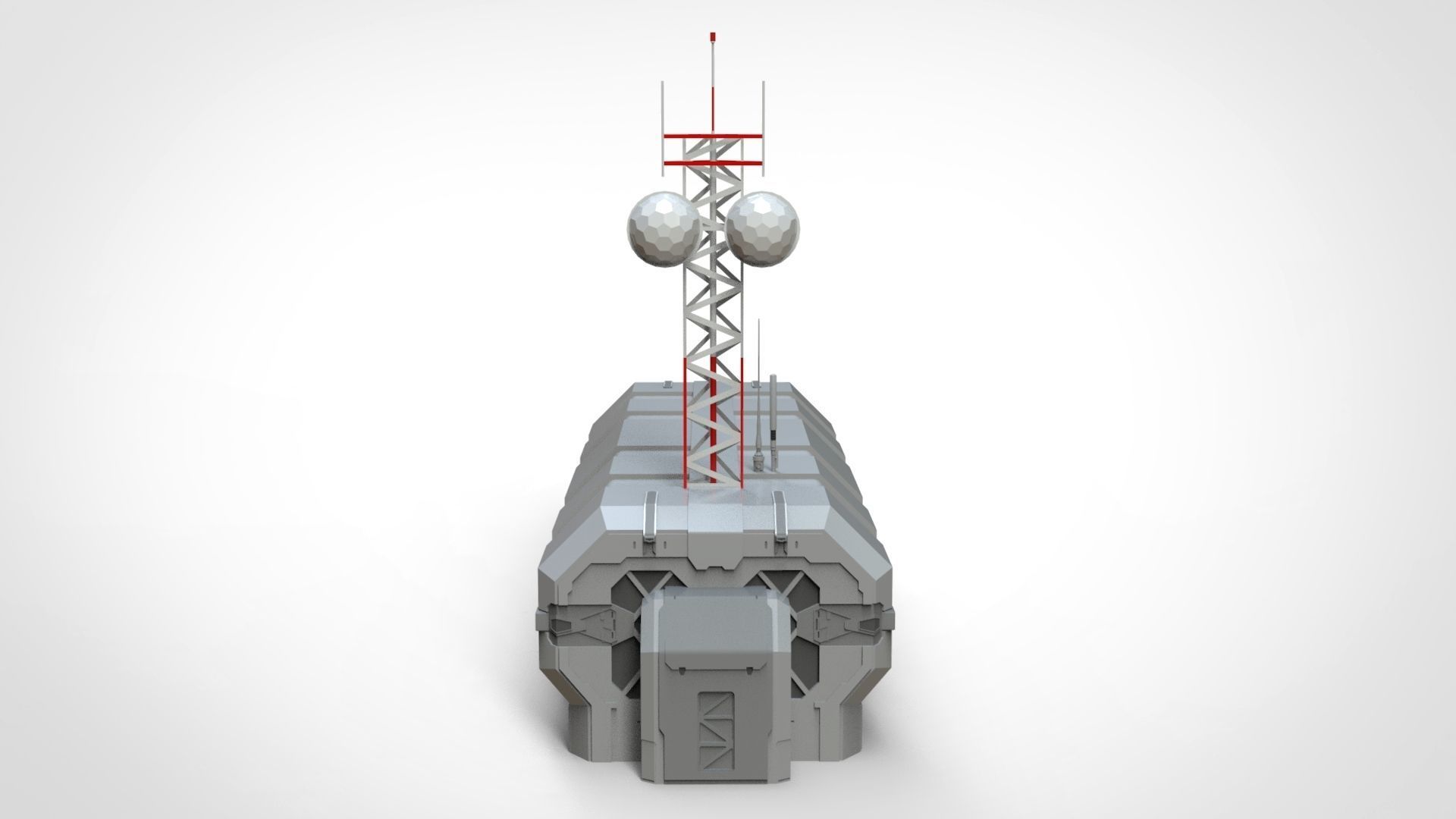 antenna post 2 3D model | CGTrader
