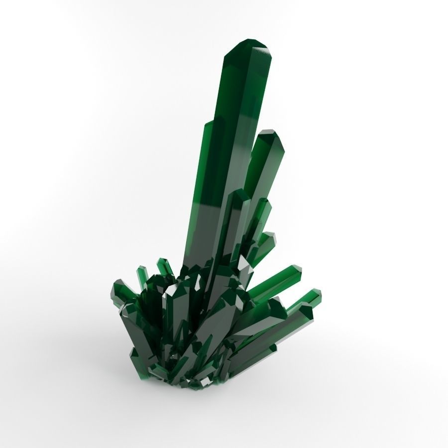 3D model Crystal Diamond Low Poly Realistic krystal VR / AR / low-poly ...