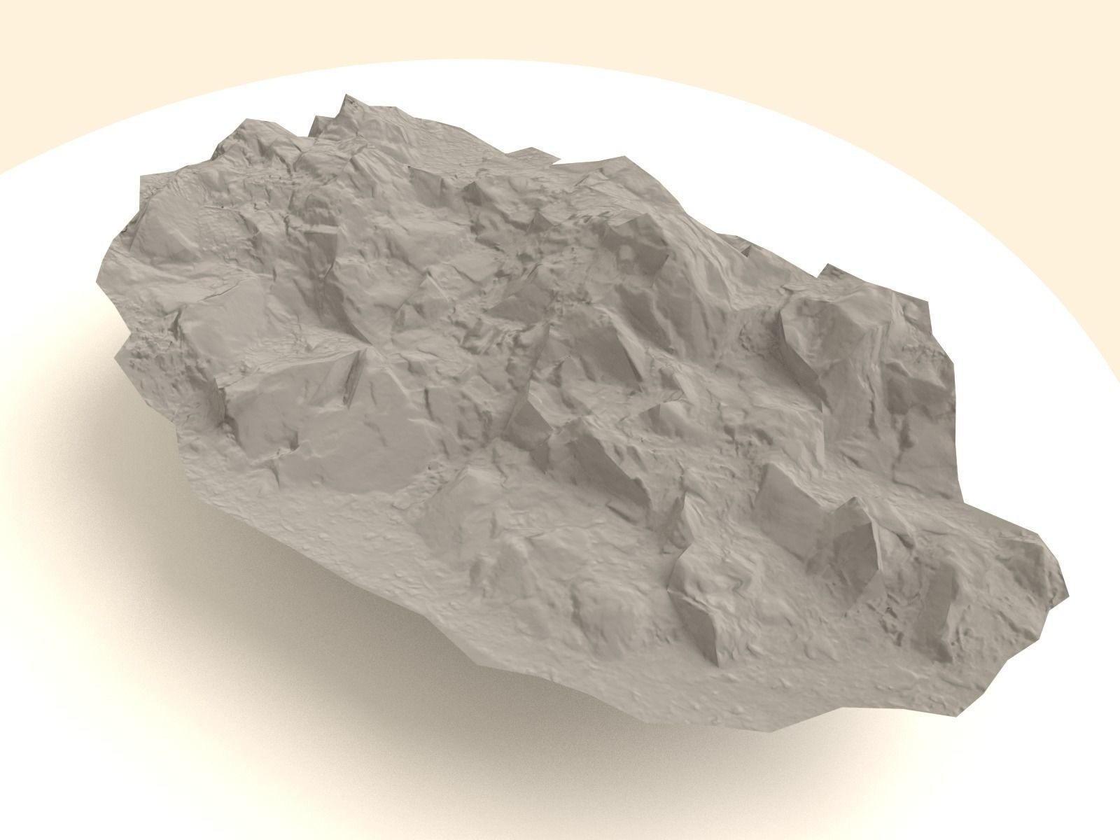 3D model Flat Rock Surface Scanned VR / AR / low-poly | CGTrader