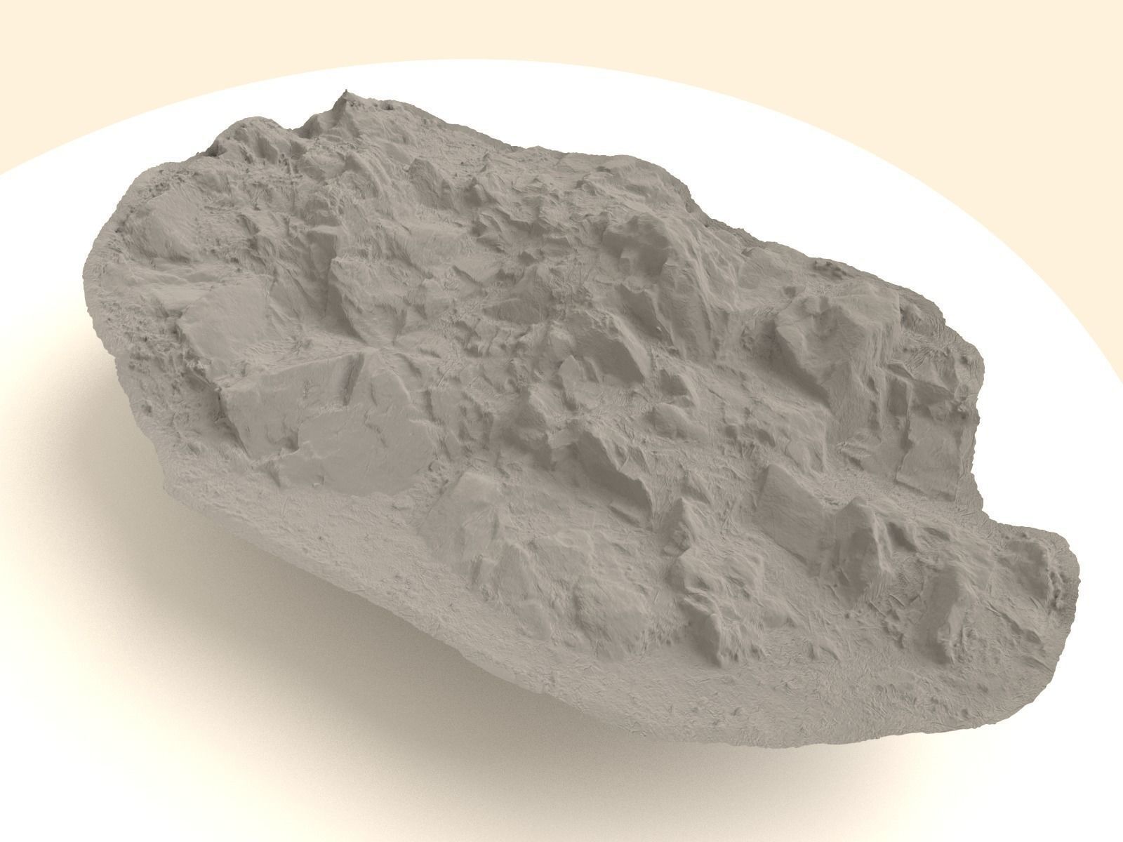 3D model Flat Rock Surface Scanned VR / AR / low-poly | CGTrader