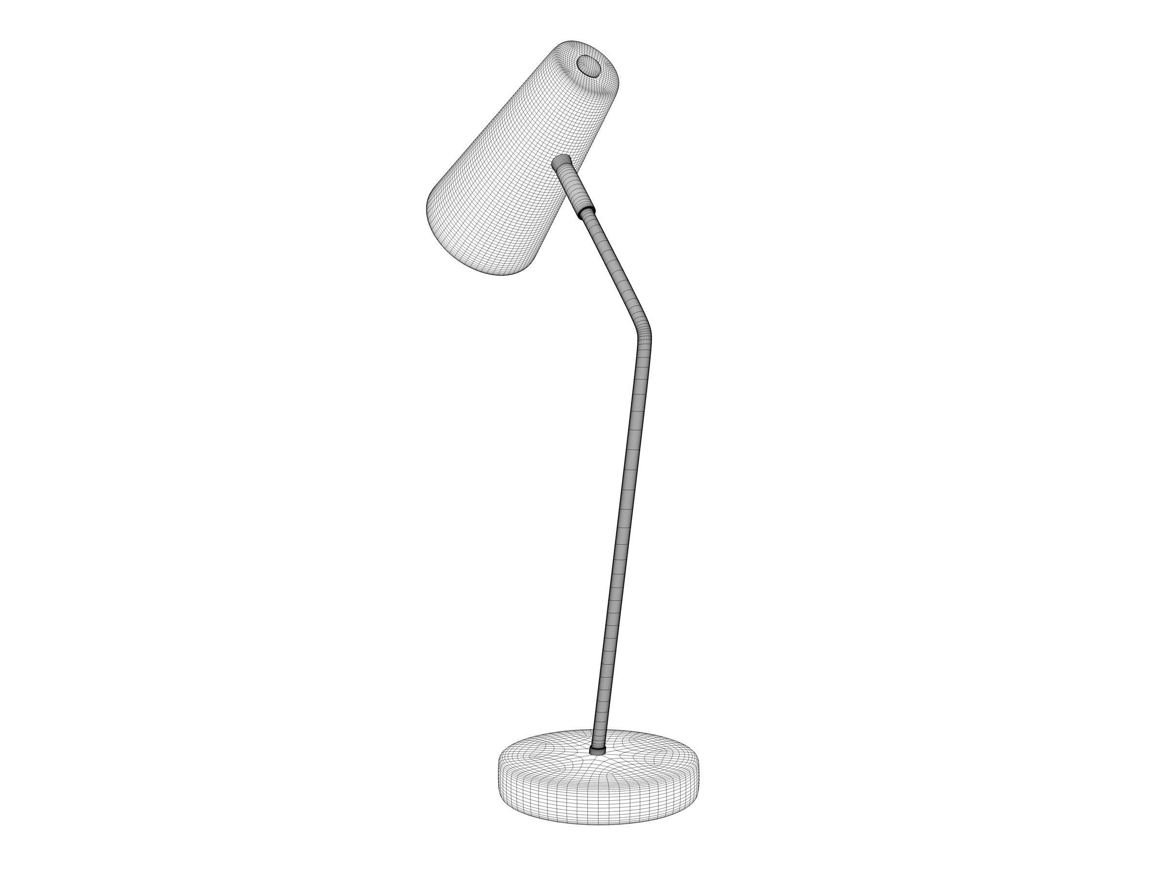 Slim desk lamp free 3D model | CGTrader
