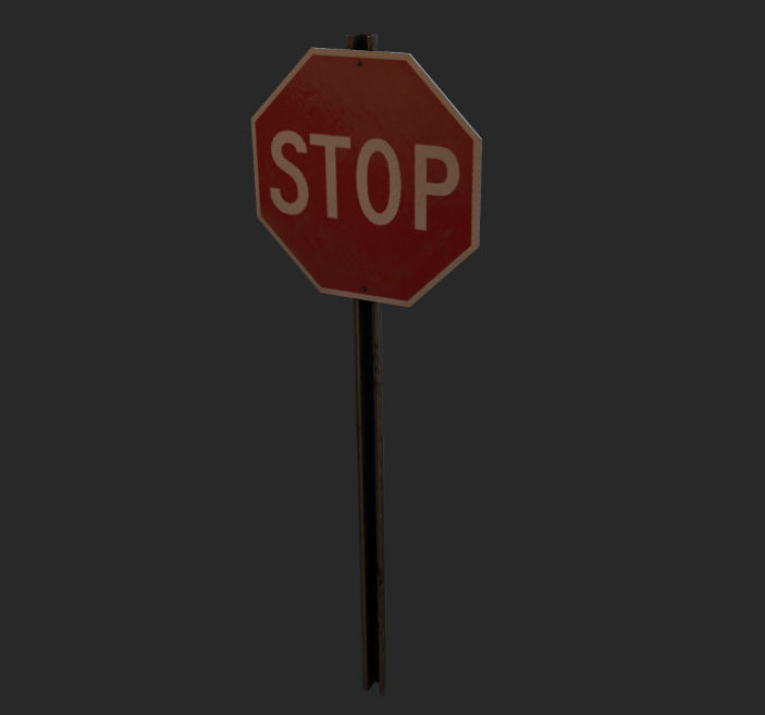 Stop Sign free 3D model | CGTrader