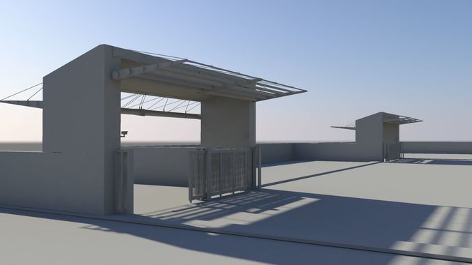 Housing society free 3D model | CGTrader