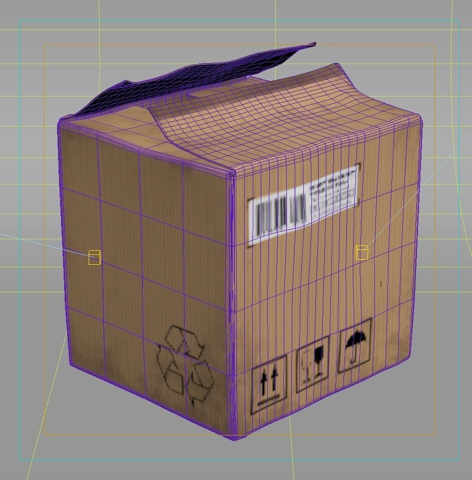 Cardboard box 3D model | CGTrader