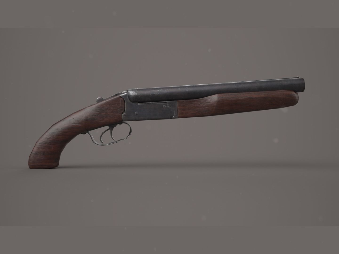 3D model Sawed Off Shotgun - PBR Weapon and Game Ready VR / AR / low ...