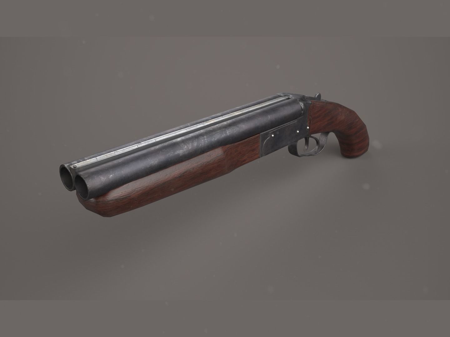 3D model Sawed Off Shotgun - PBR Weapon and Game Ready VR / AR / low ...