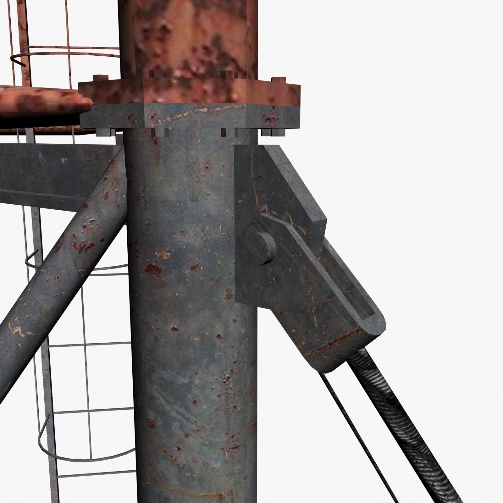 Communication Mast 3D model | CGTrader