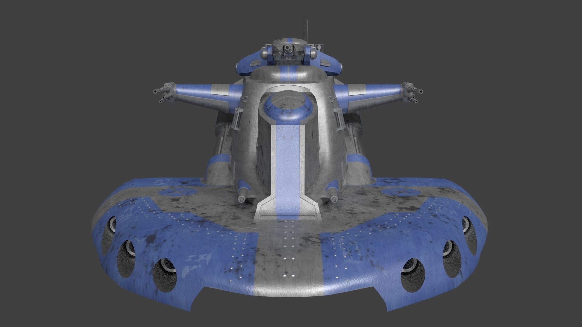 Armoured Assault Tank AAT 3D model | CGTrader