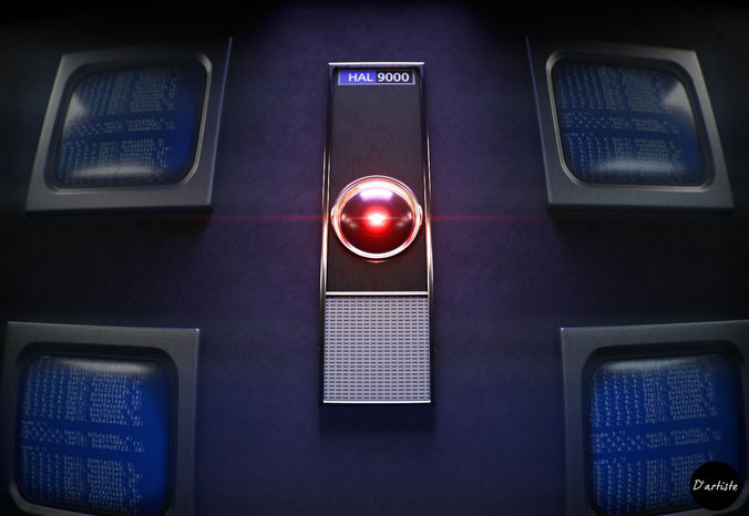 HAL 9000 3D model | CGTrader