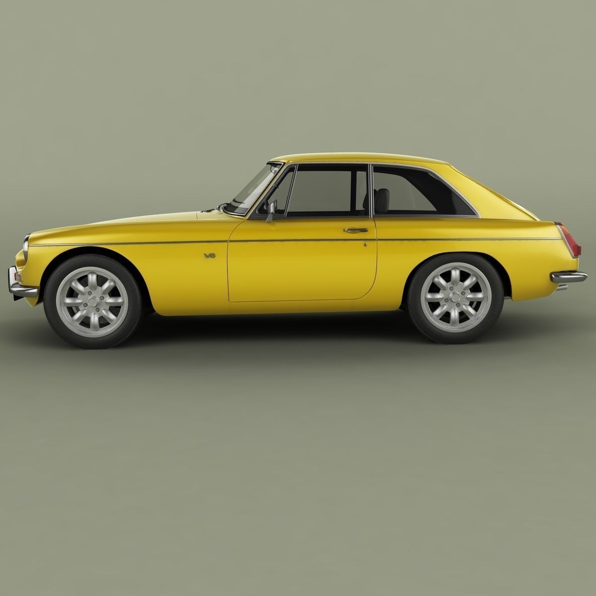MG MGB GT V8 Coupe 3D model | CGTrader