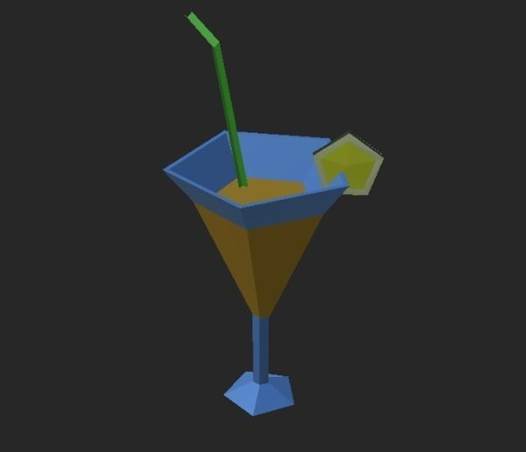 Example lake and paper low poly free VR / AR / low-poly 3D model | CGTrader