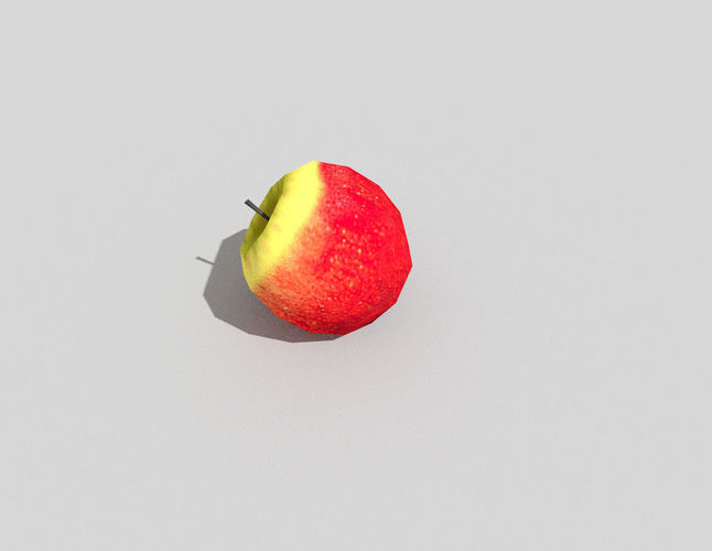 3D model low poly apple VR / AR / low-poly | CGTrader