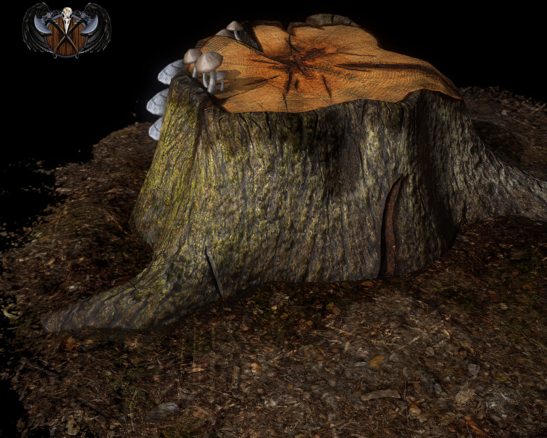 Stump free VR / AR / low-poly 3D model | CGTrader