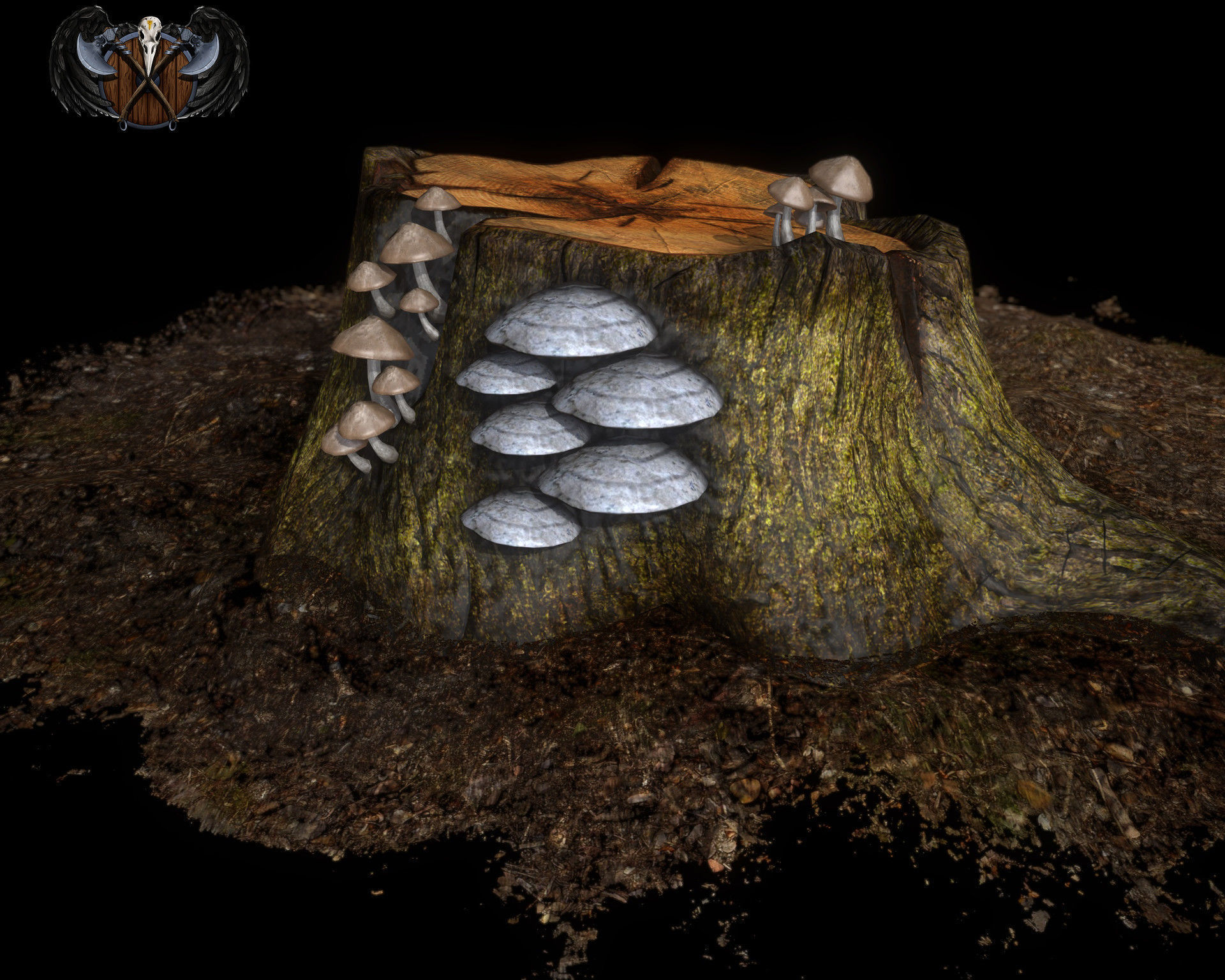 Stump free VR / AR / low-poly 3D model | CGTrader