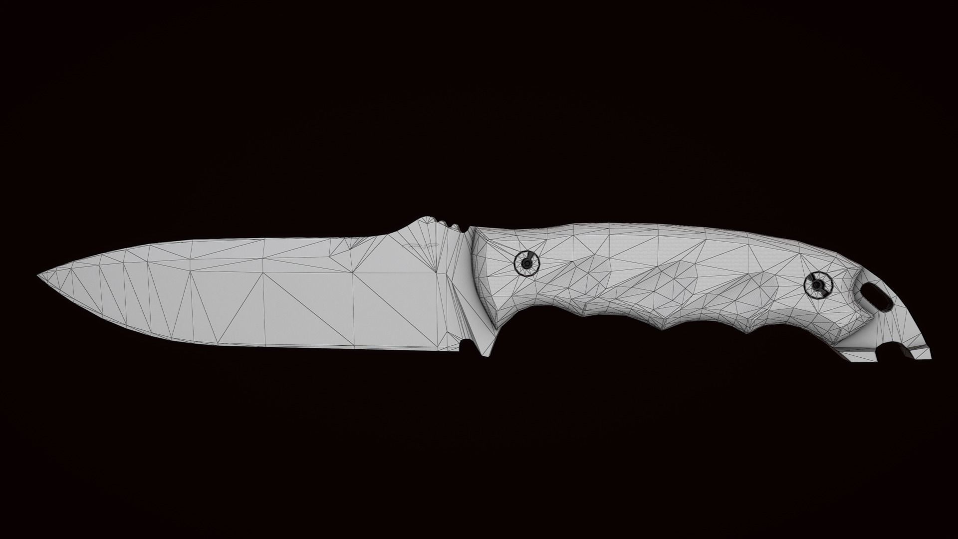3D model Combat Knife Model - Textures VR / AR / low-poly | CGTrader