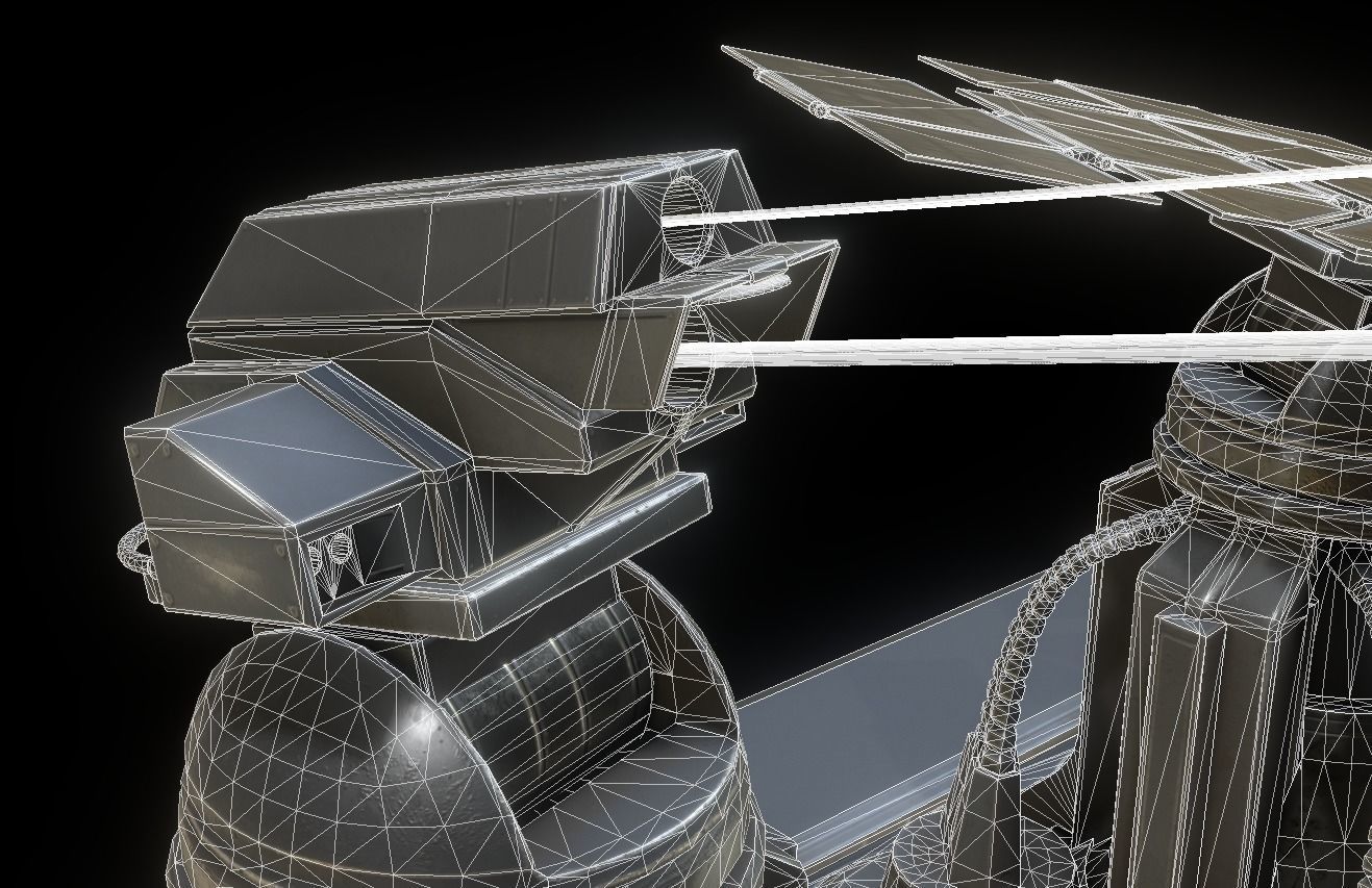 3D model Futuristic Tower Collection VR / AR / low-poly rigged animated ...