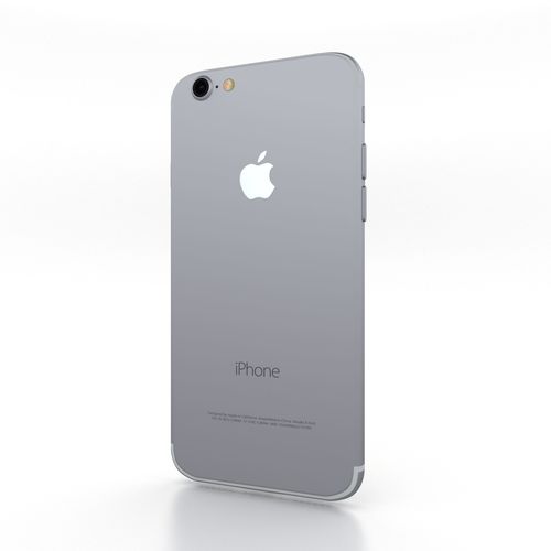 iPhone 7 Space Gray 3D Model OBJ FBX STL BLEND DAE MTL | CGTrader.com